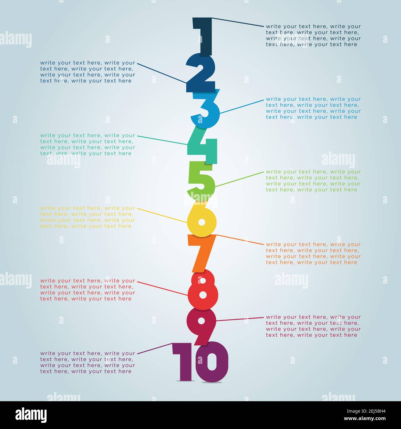 Number set 1 10 hi-res stock photography and images - Alamy