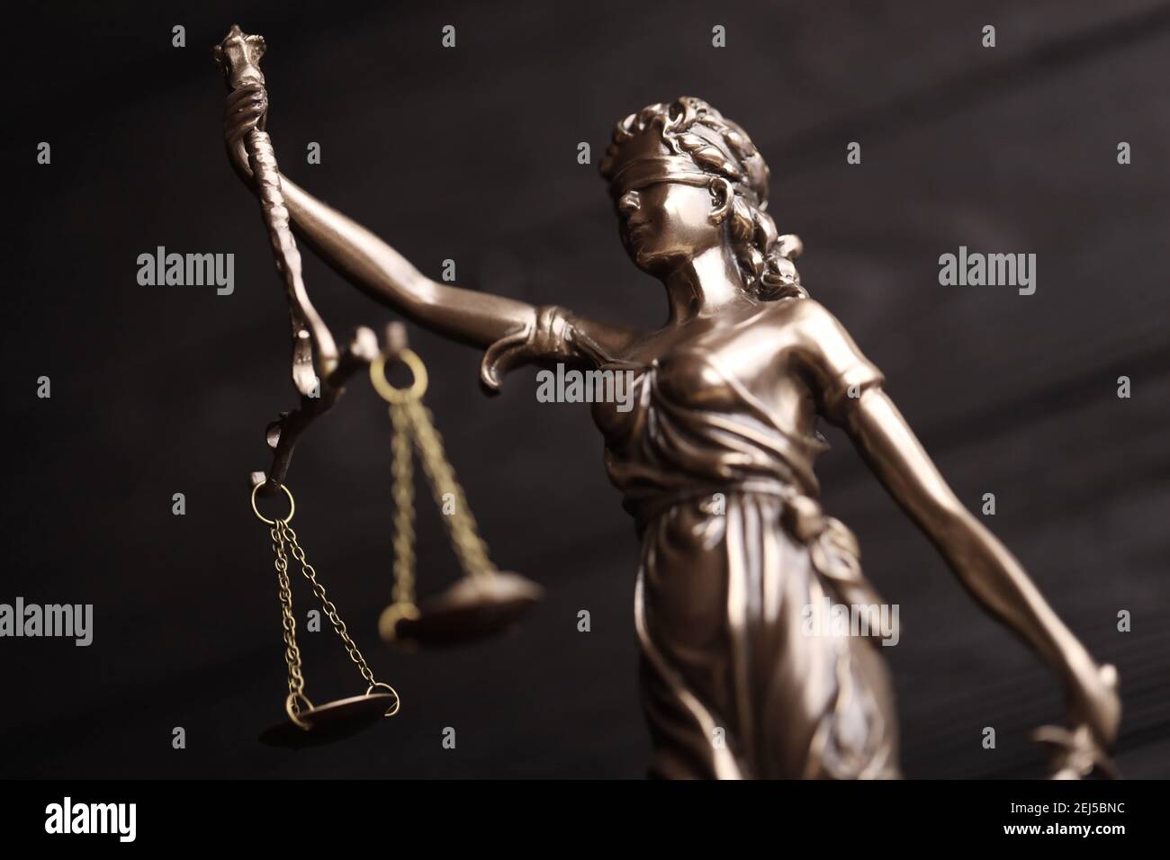 The Statue of Justice - lady justice or justitia the Roman goddess of ...
