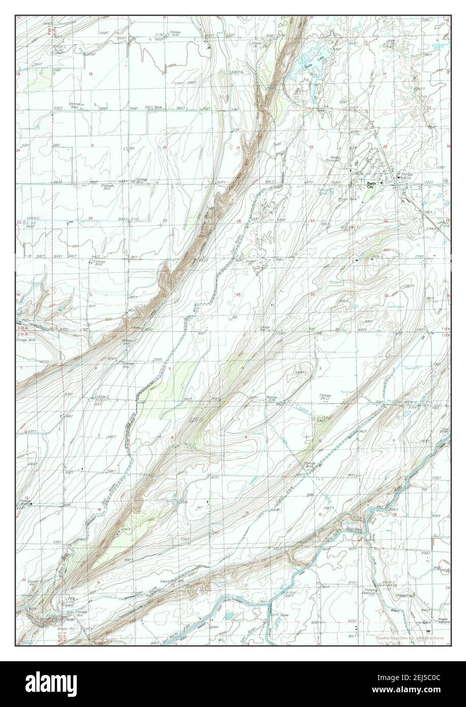 Old map of city road basin hi-res stock photography and images - Alamy