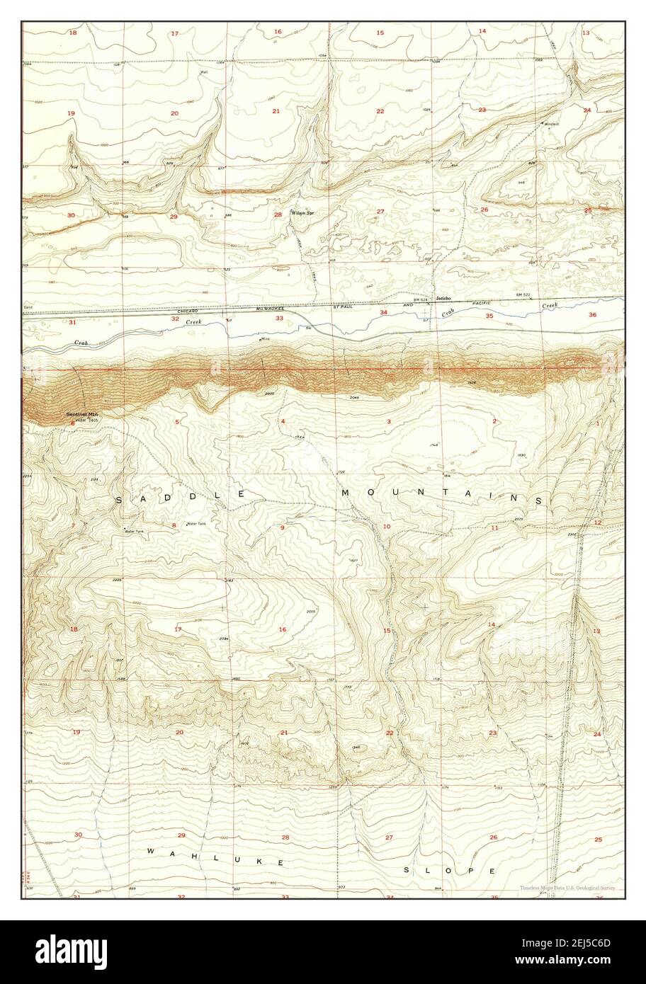 Map of beverly washington hi-res stock photography and images - Alamy