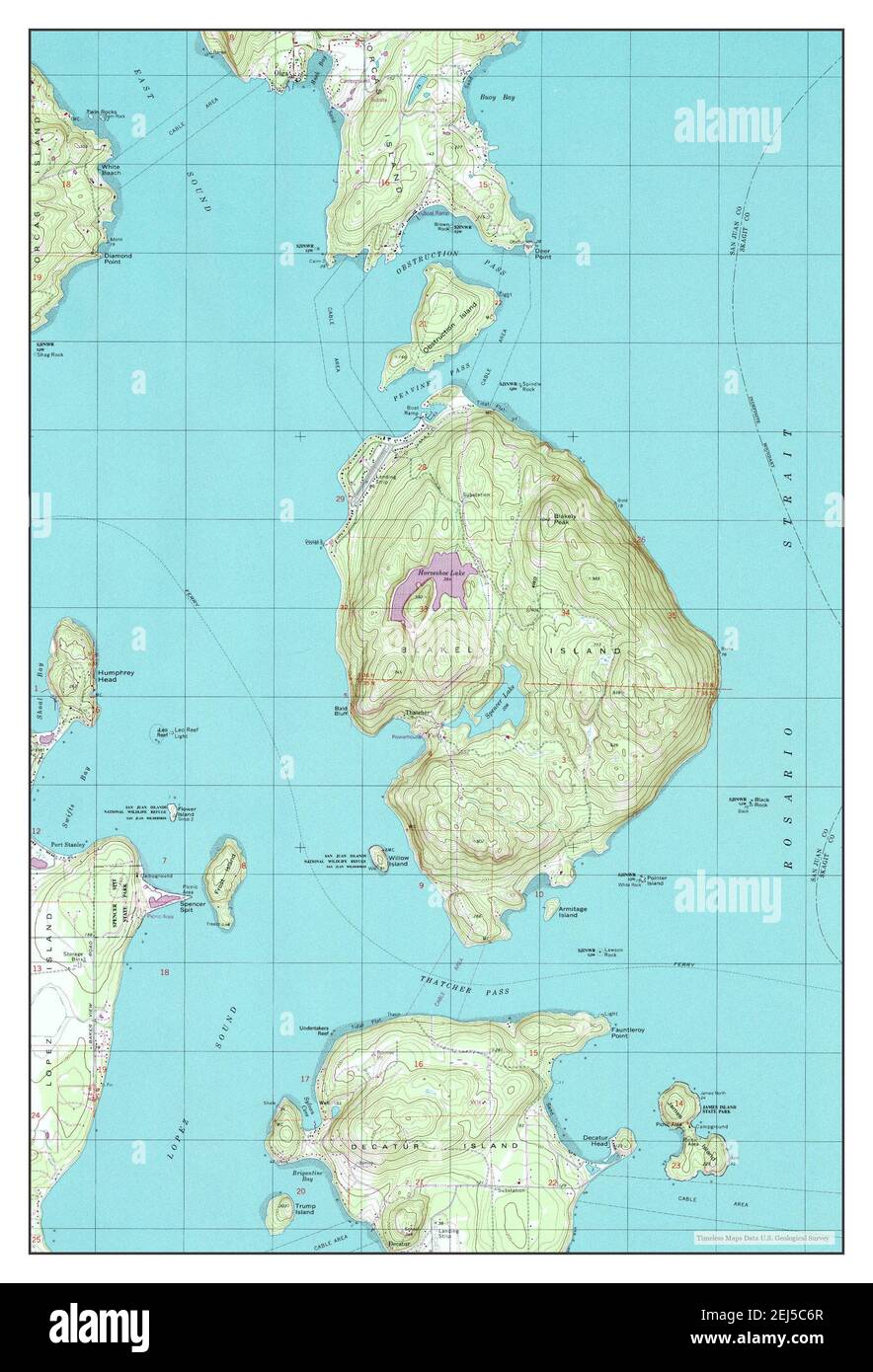 Map of blakely Cut Out Stock Images & Pictures - Alamy