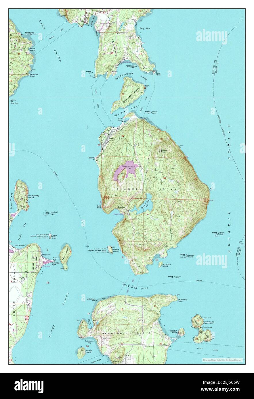 Map of blakely hi-res stock photography and images - Alamy