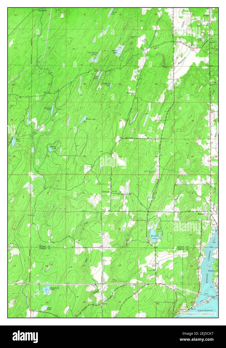 Map of burley hi-res stock photography and images - Alamy
