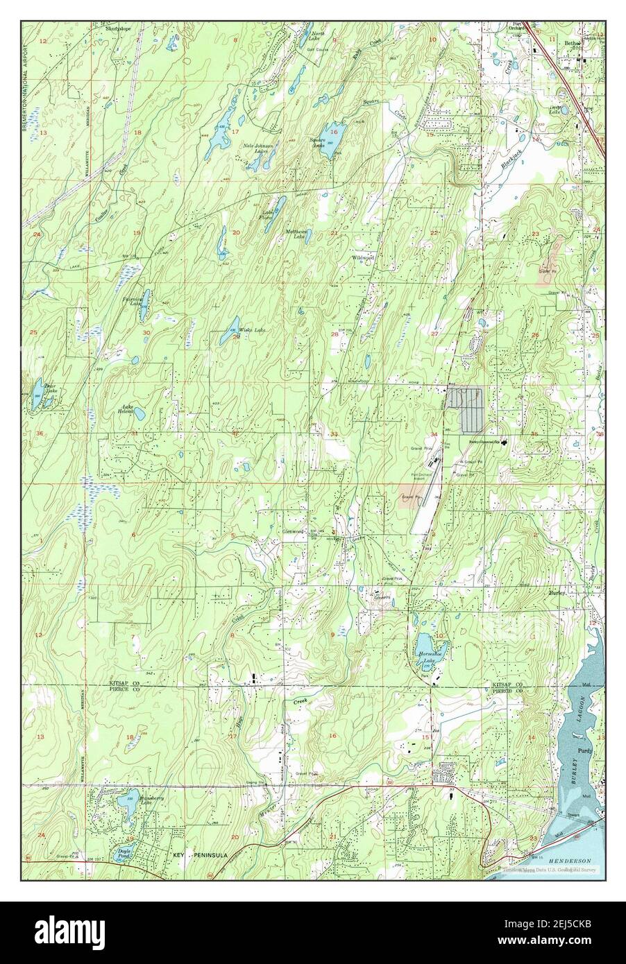 Map of burley hi-res stock photography and images - Alamy