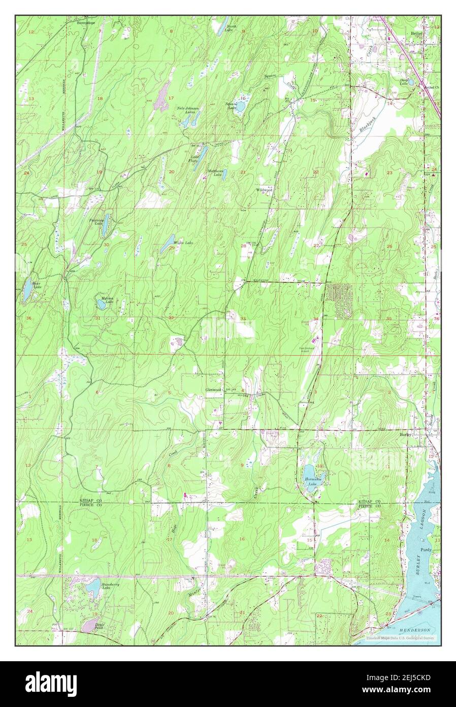 Map of burley hi-res stock photography and images - Alamy