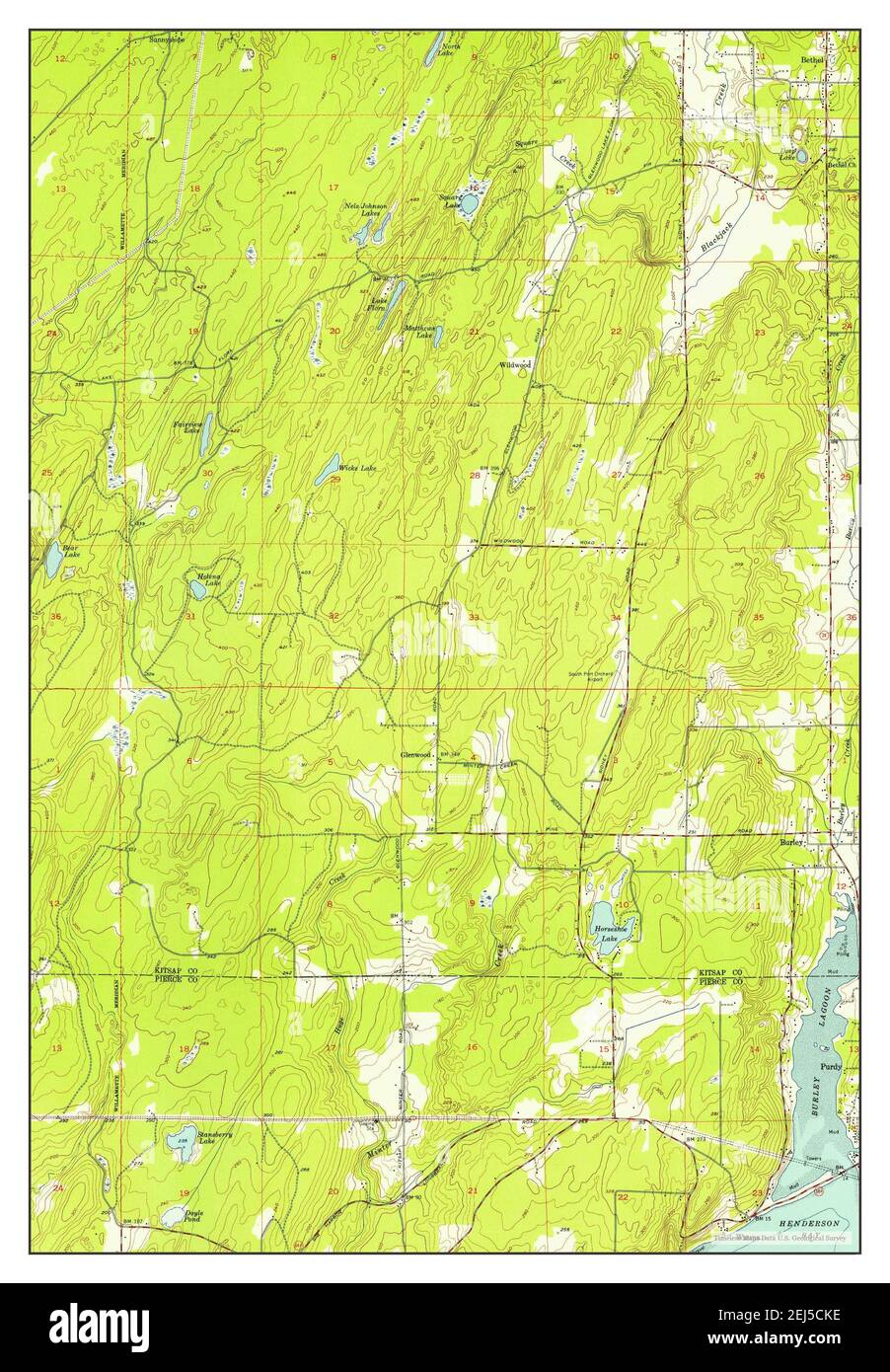 Map of burley hi-res stock photography and images - Alamy