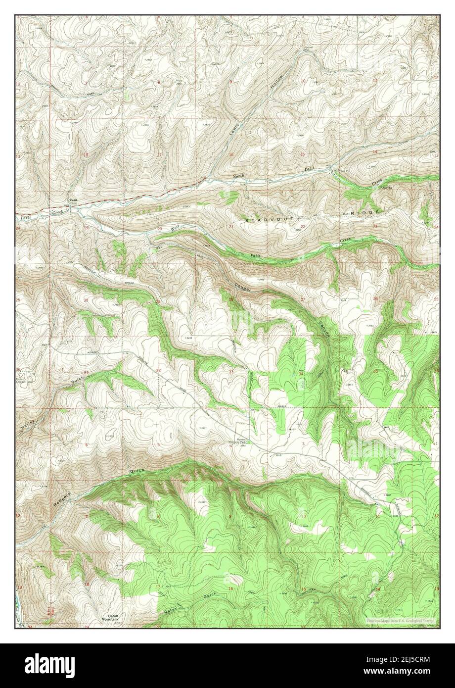 Cahill Mtn, Washington, map 1967, 1:24000, United States of America by ...