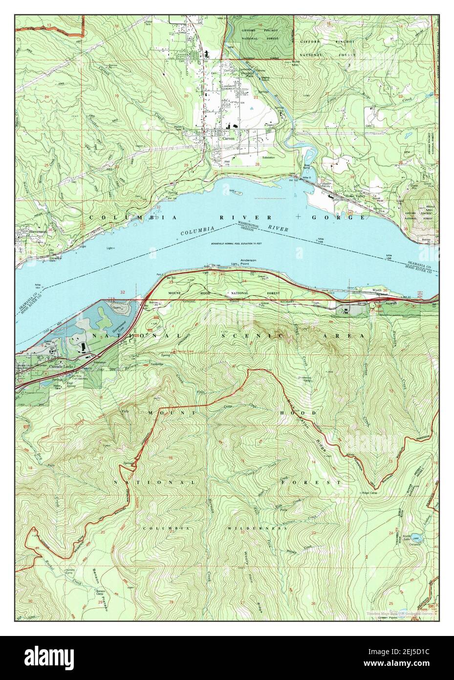 Carson, Washington, map 1994, 1:24000, United States of America by ...