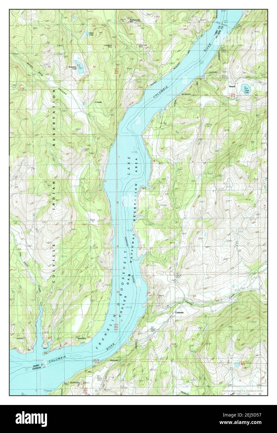 Cedonia, Washington, map 1985, 1:24000, United States of America by ...