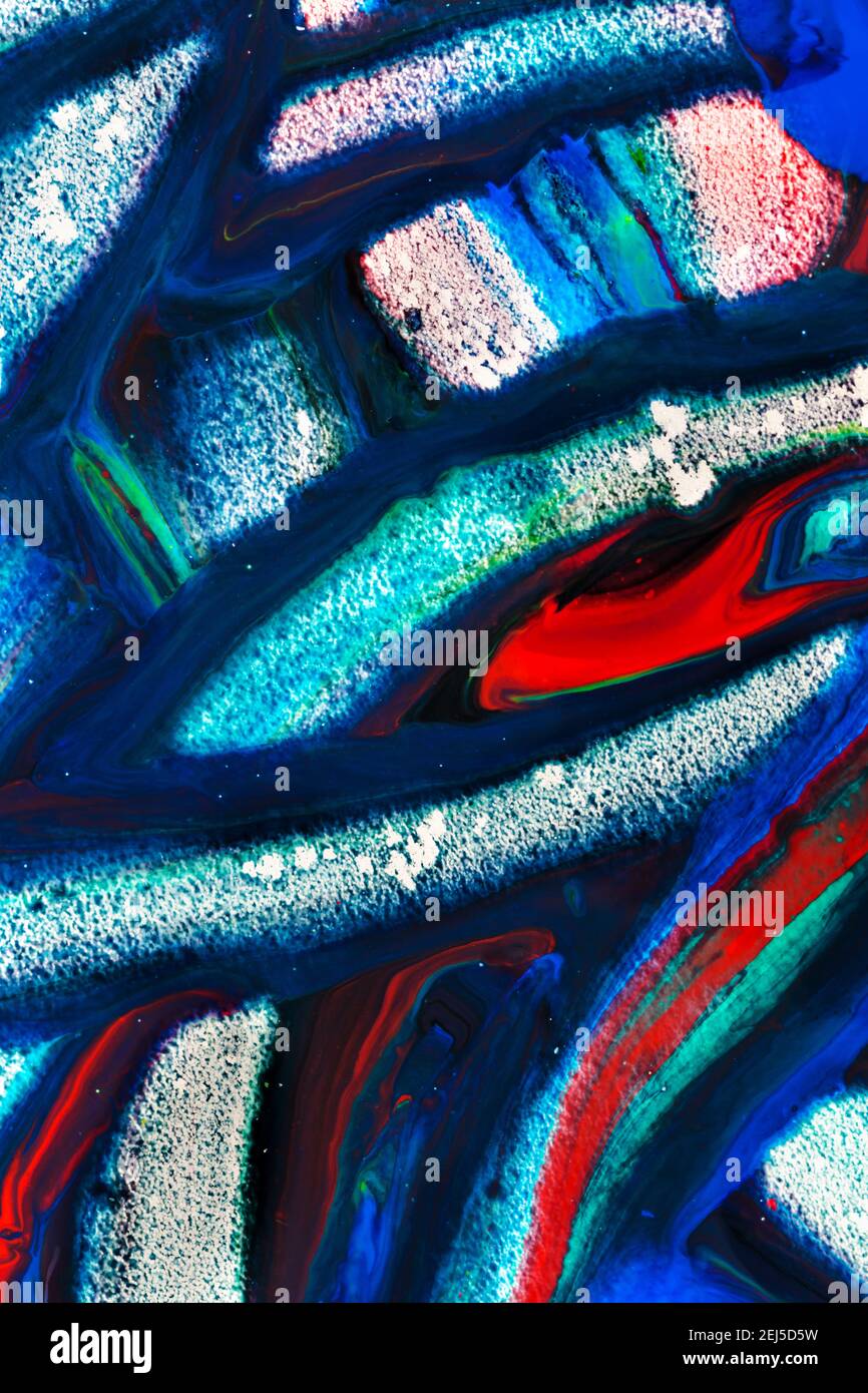 A vertical abstract illustration in blue colors for wallpapers and ...
