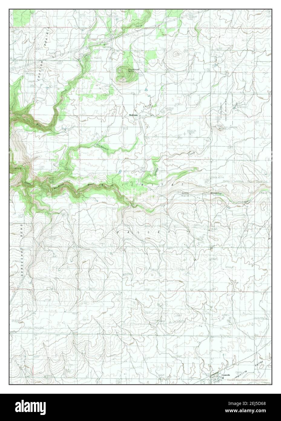 Map of centerville Cut Out Stock Images & Pictures - Alamy