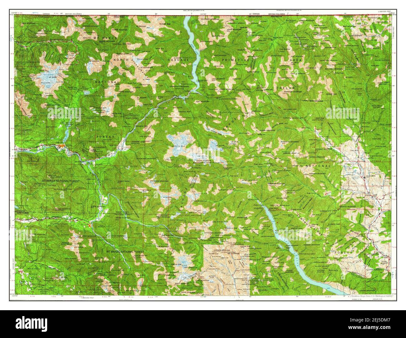 Concrete washington state map hi-res stock photography and images - Alamy
