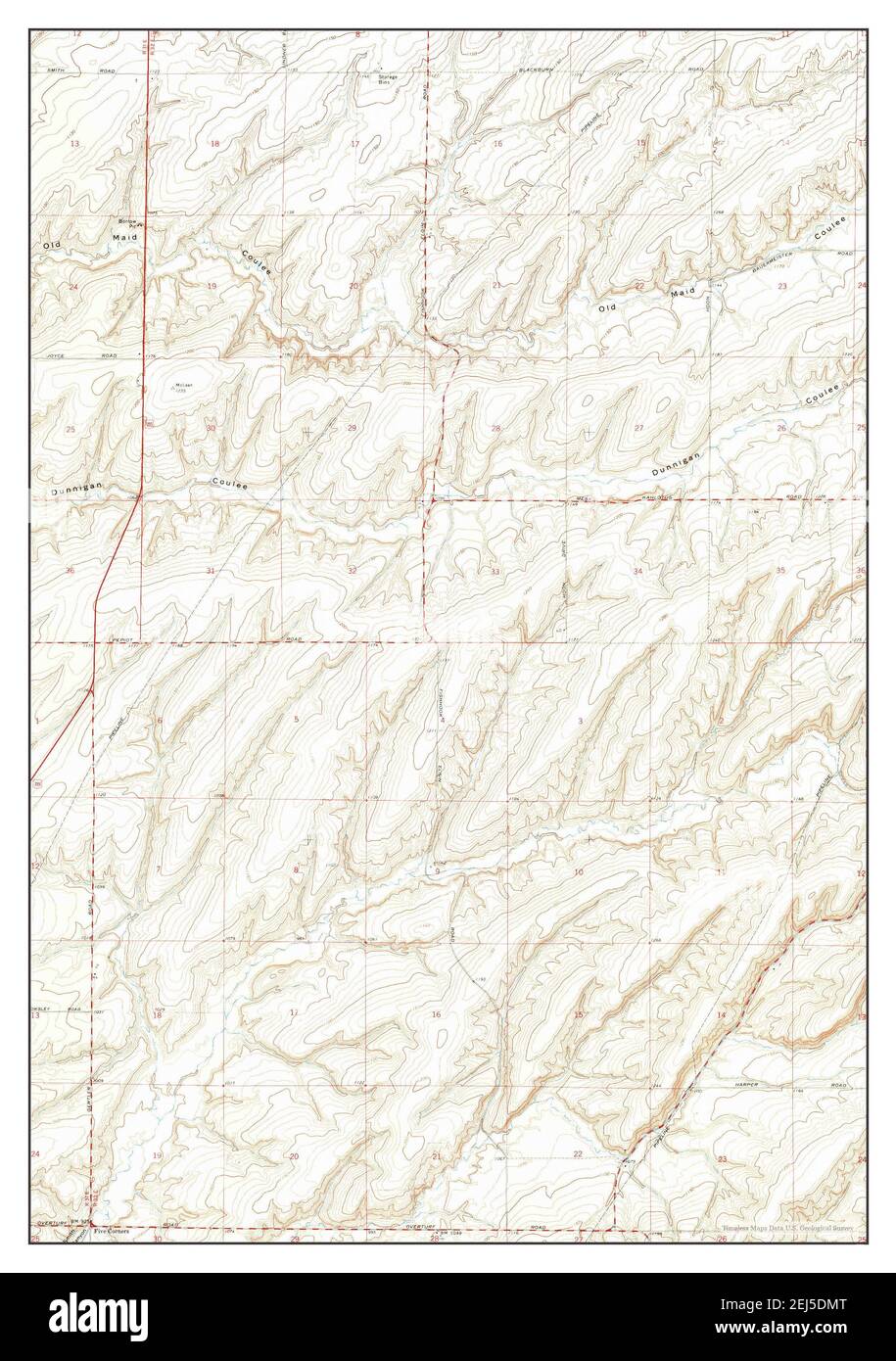 Map of connell hi-res stock photography and images - Alamy