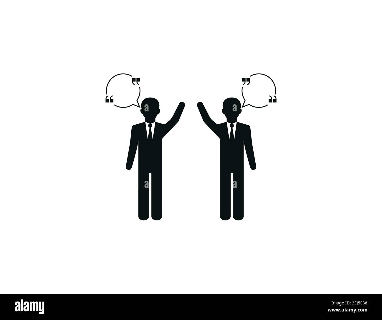 Vector illustration. People talking icon Stock Vector Image & Art - Alamy