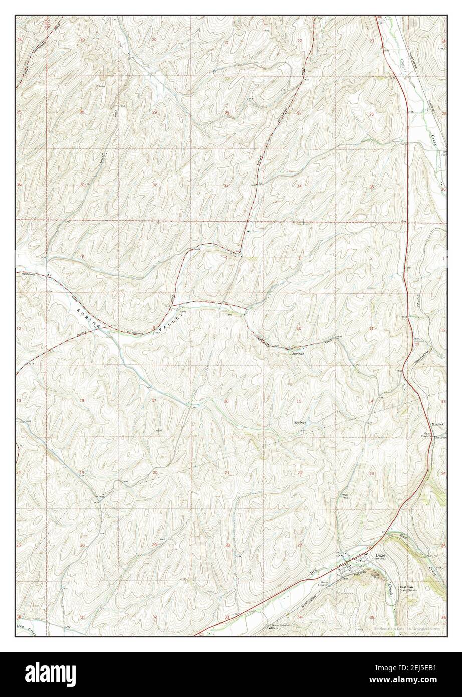 Dixie, Washington, map 1966, 1:24000, United States of America by ...