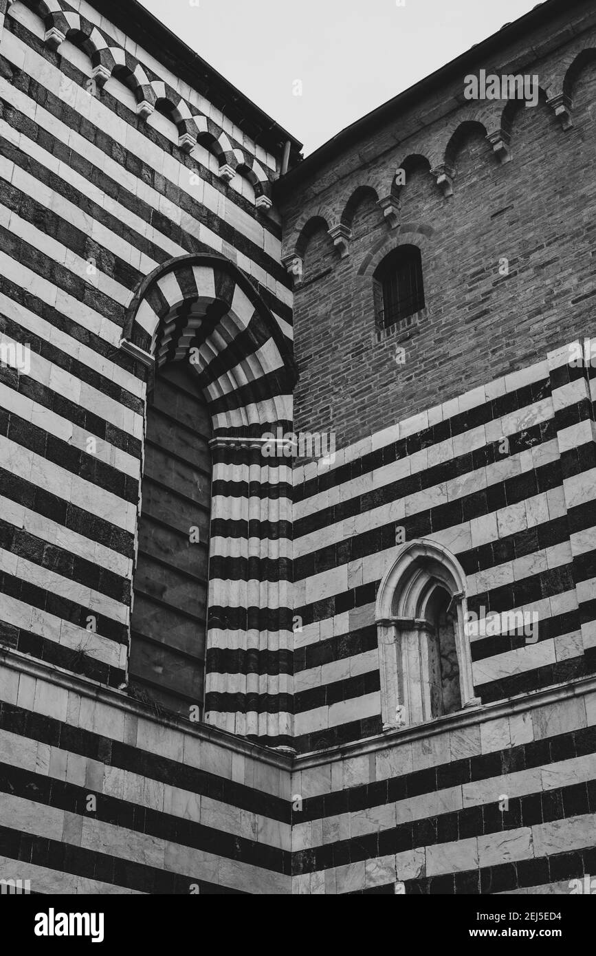 Volterra tower Black and White Stock Photos & Images - Alamy