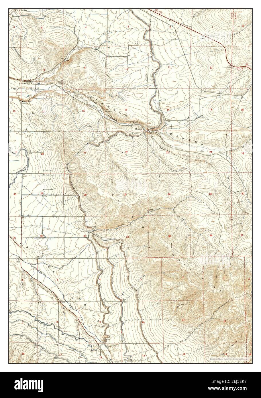 Kittitas map hi-res stock photography and images - Alamy