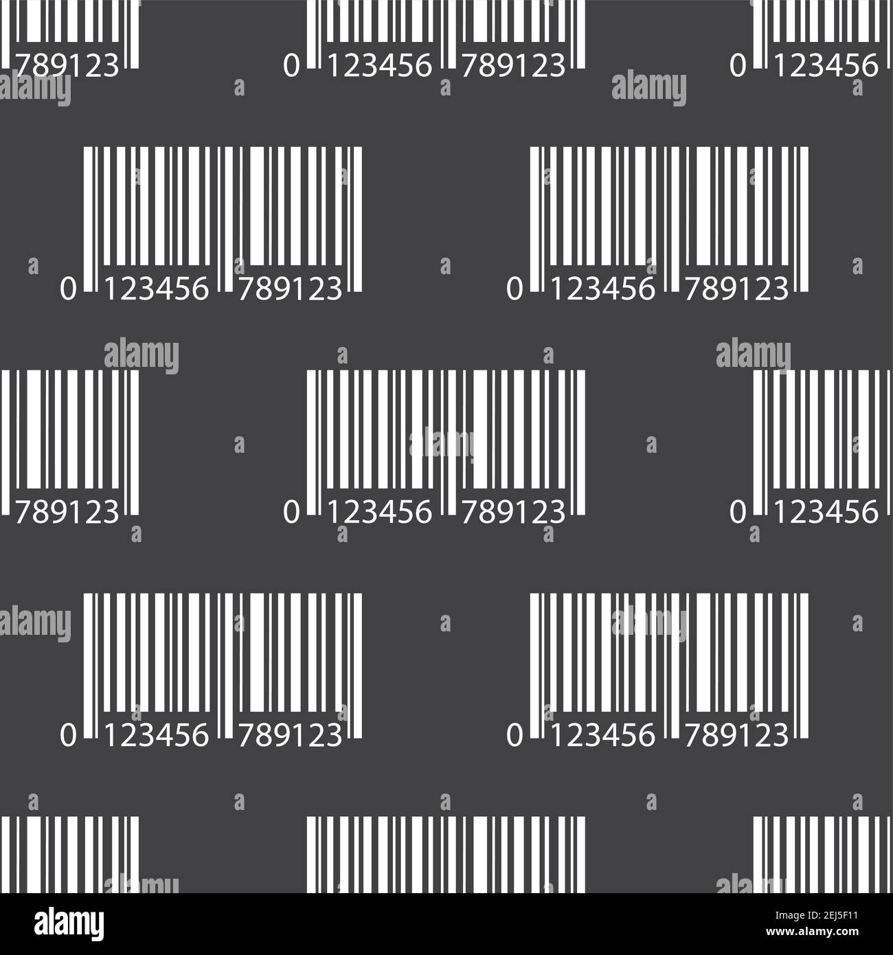 Seamless pattern with Barcode signs,funny technology design,stock ...