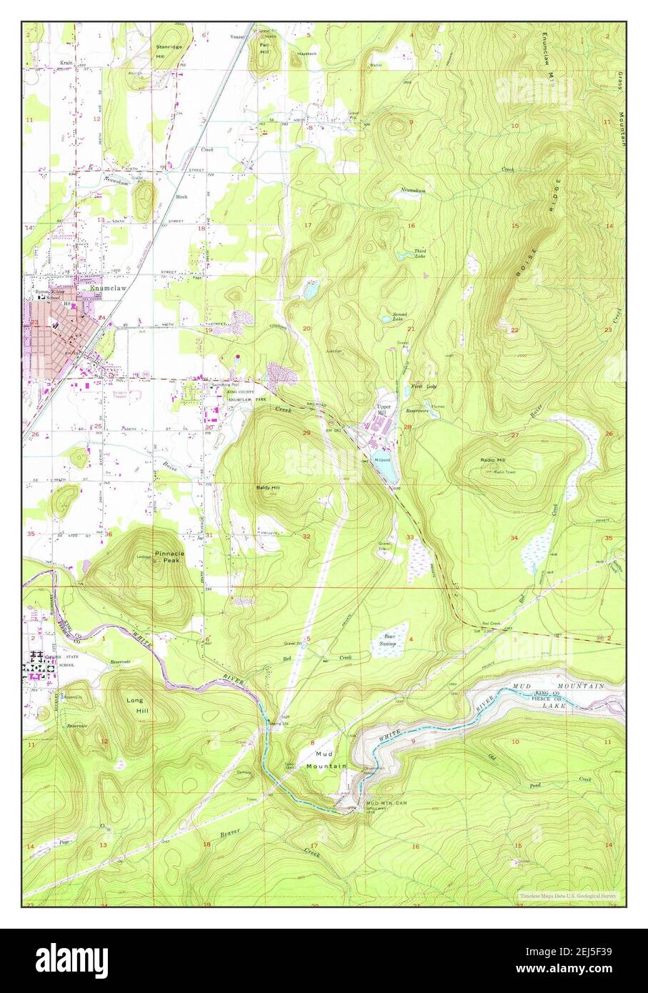 Map of enumclaw hi-res stock photography and images - Alamy