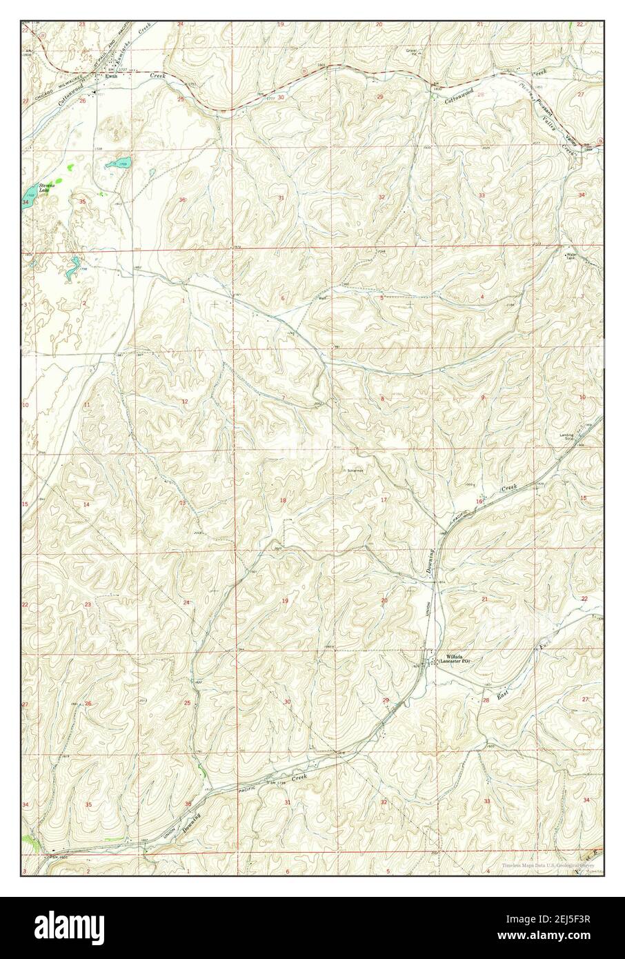 Ewan, Washington, map 1964, 1:24000, United States of America by ...