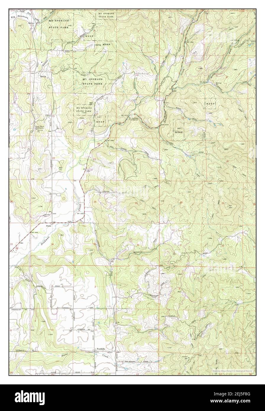 Foothills, Washington, map 1973, 1:24000, United States of America by ...