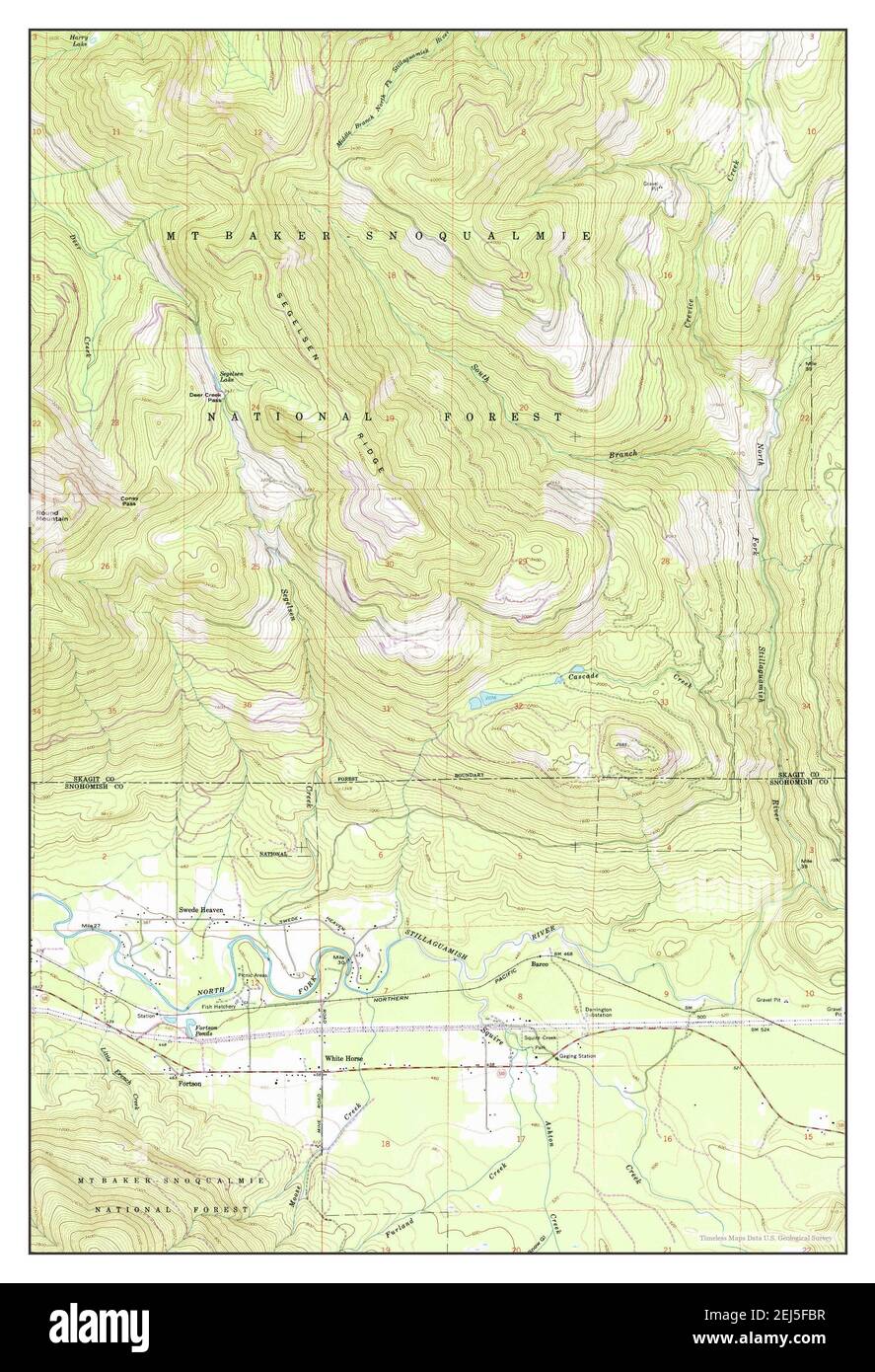 Fortson, Washington, map 1966, 1:24000, United States of America by ...