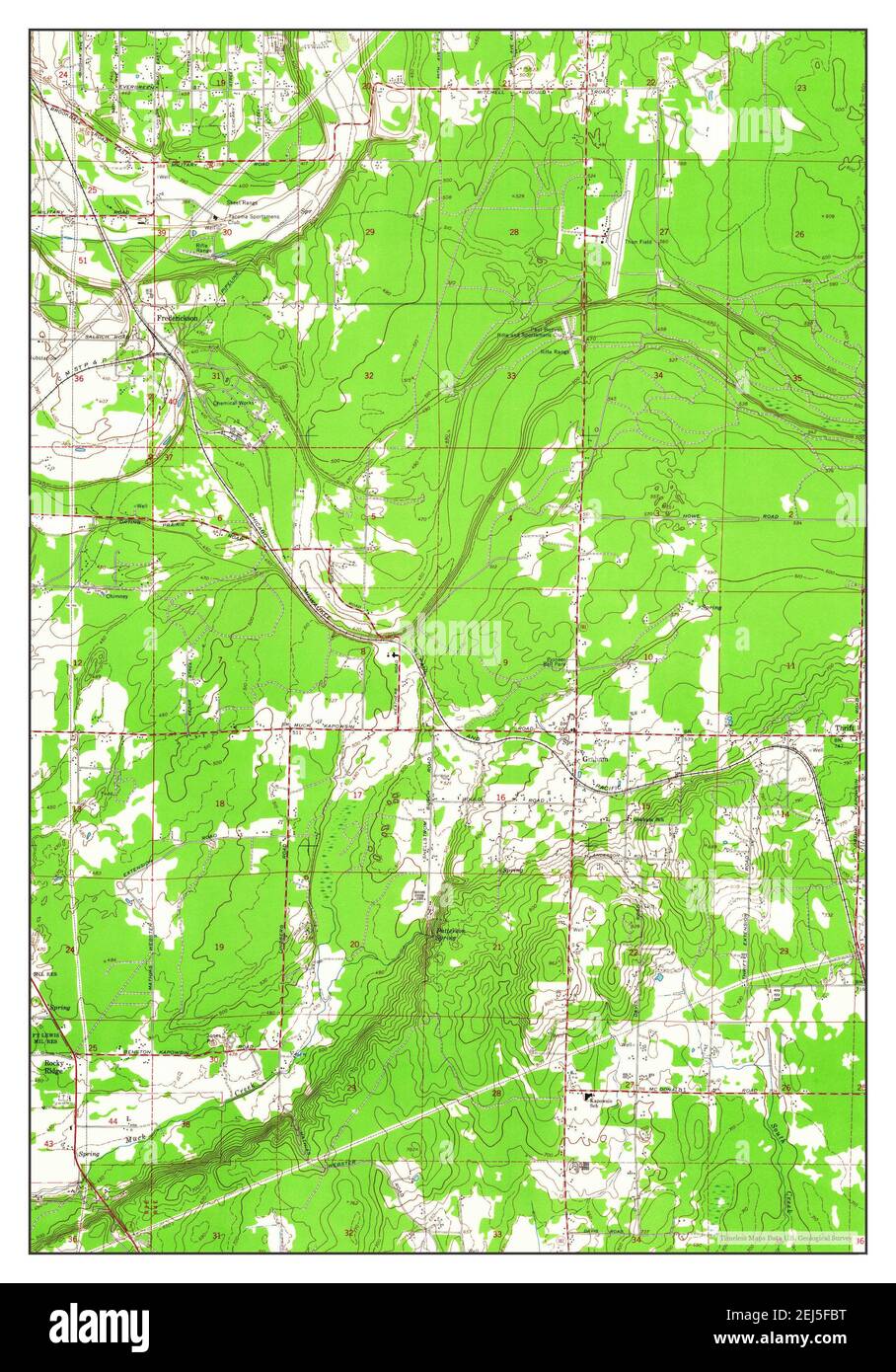 Frederickson, Washington, map 1959, 1:24000, United States of America ...