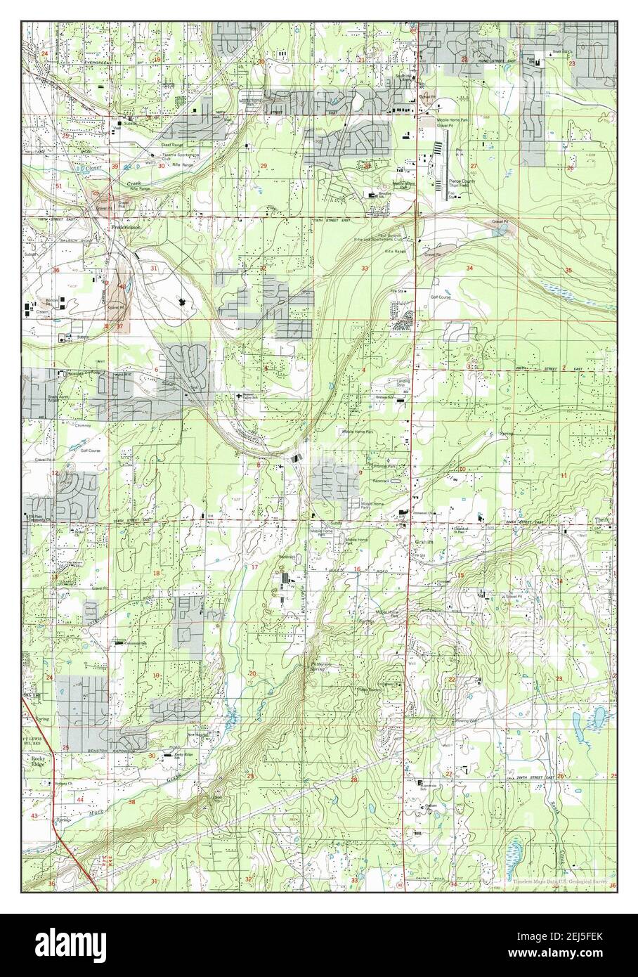 Frederickson, Washington, map 1997, 1:24000, United States of America ...