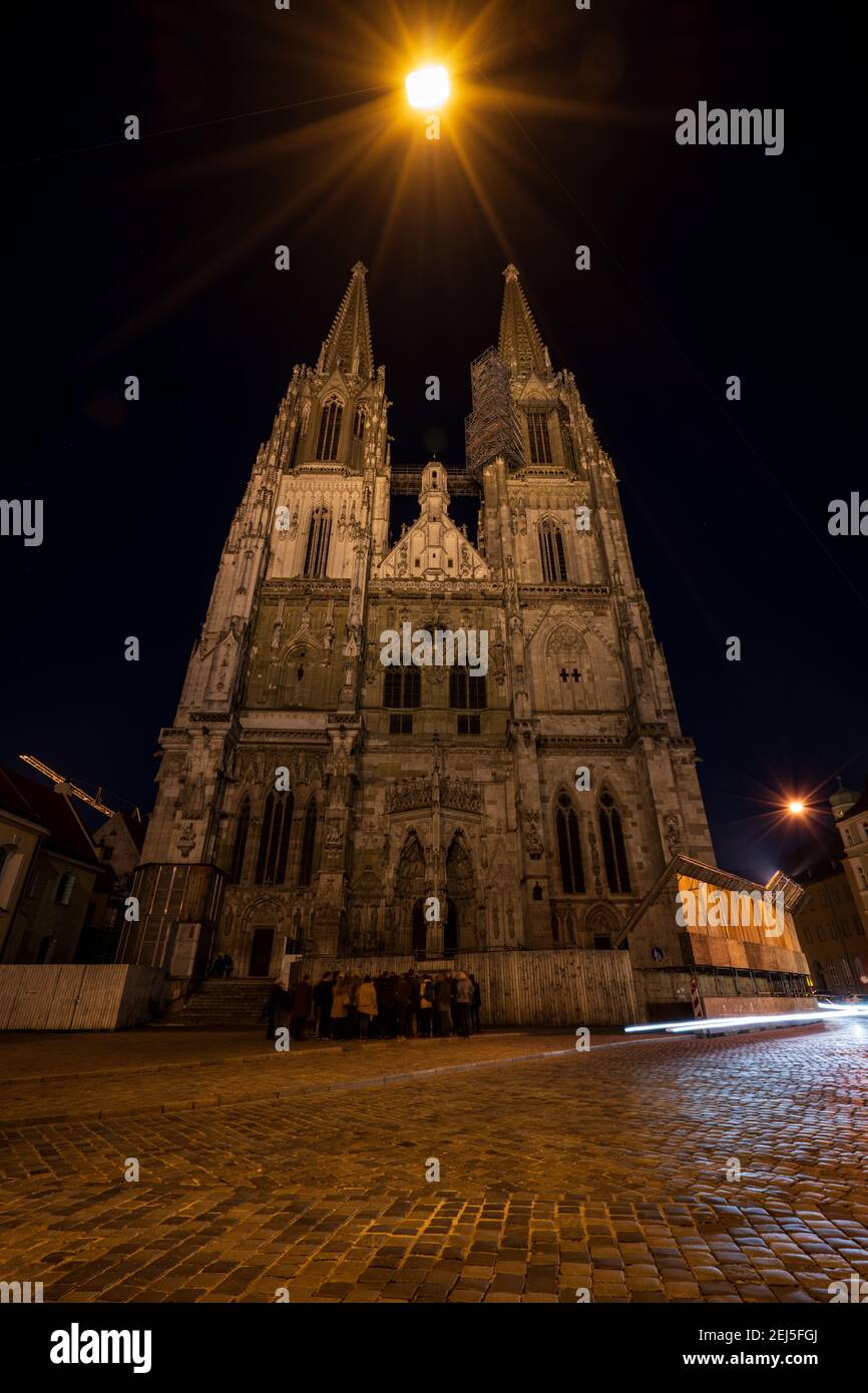 Old Town and Cathedral of Regensburg, Germany Stock Photo - Alamy