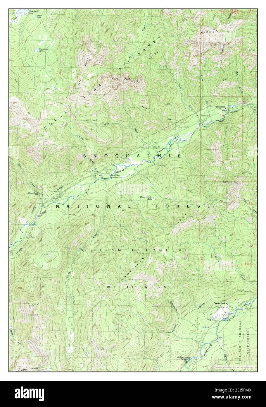 Goose Prairie, Washington, map 1988, 1:24000, United States of America ...