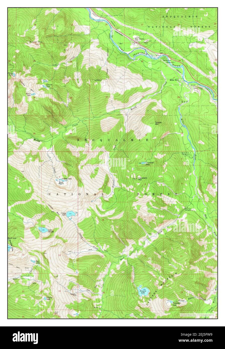 Grotto, Washington, map 1965, 1:24000, United States of America by ...