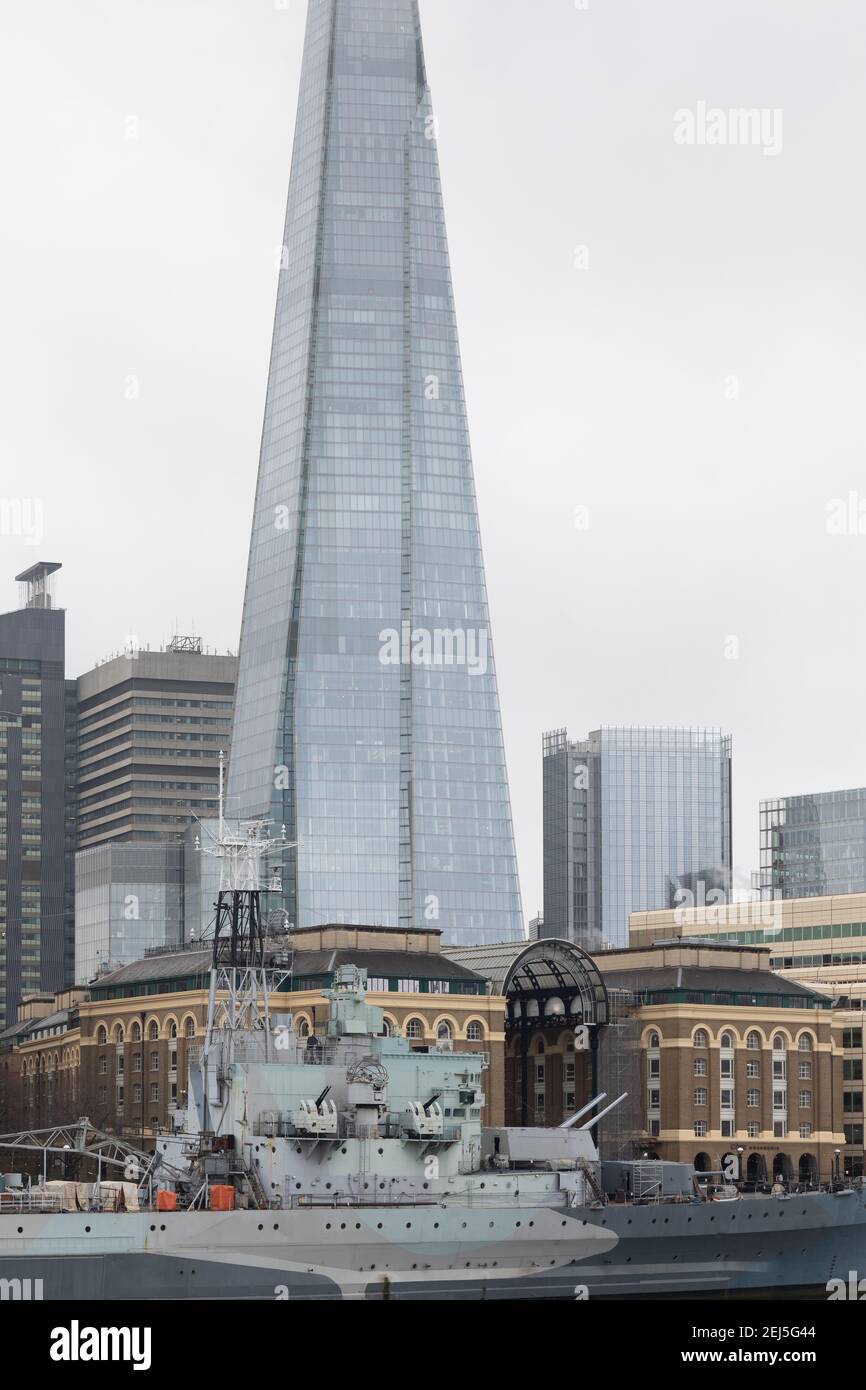 London Thames and the City of London Stock Photo - Alamy