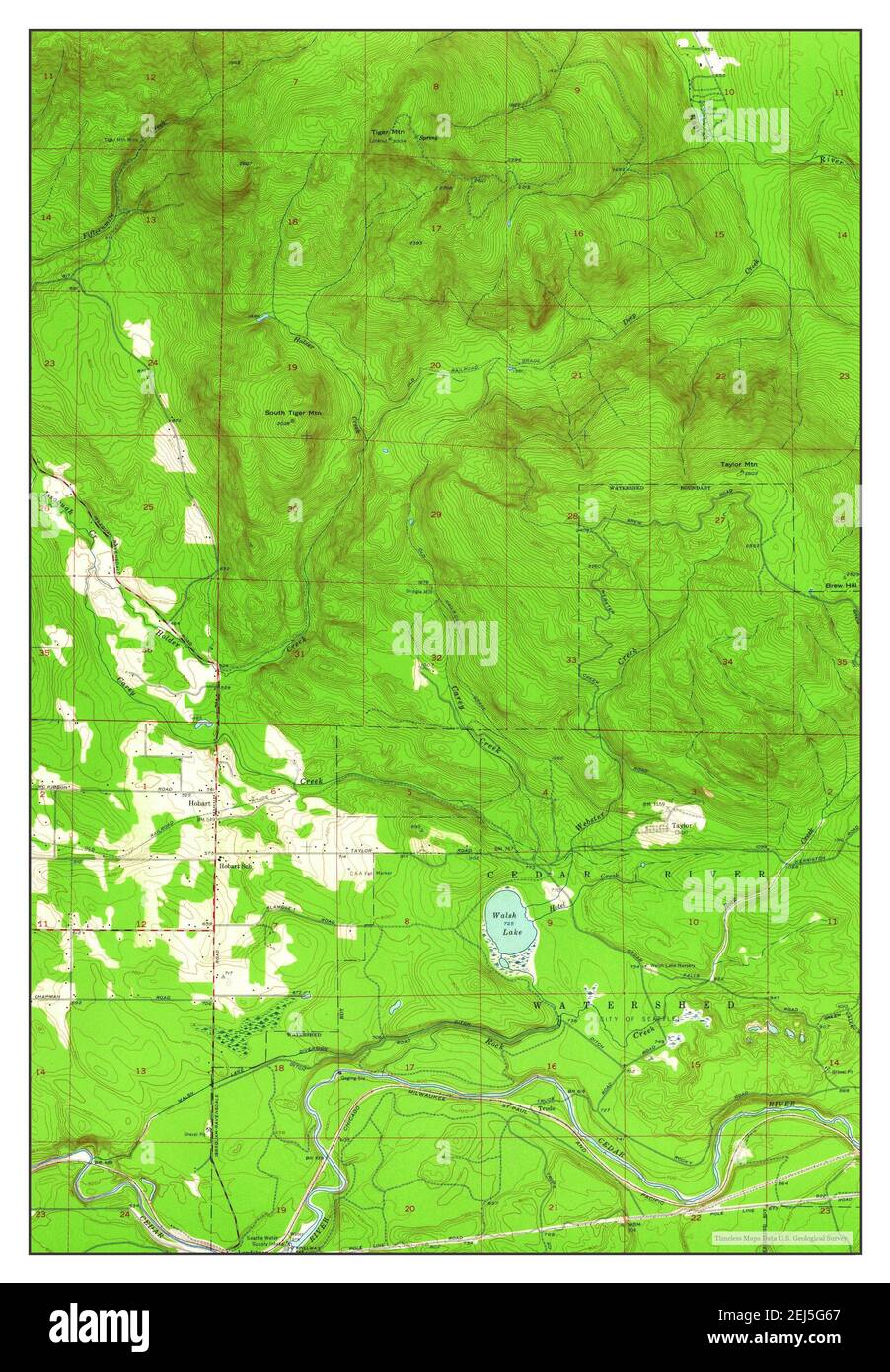 Hobart, Washington, map 1953, 1:24000, United States of America by ...