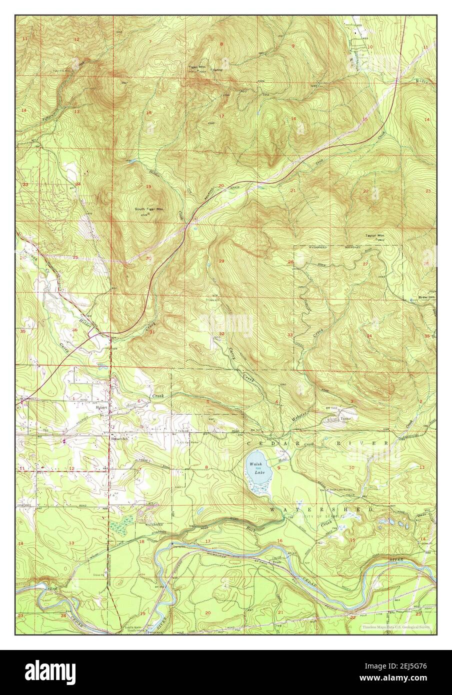Hobart, Washington, map 1953, 1:24000, United States of America by ...