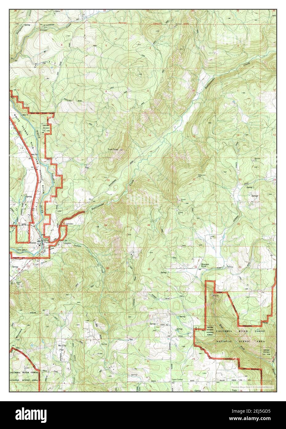Husum, Washington, map 1994, 1:24000, United States of America by ...