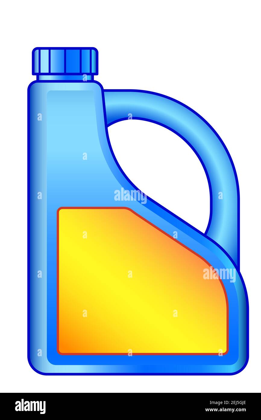 Plastic canister gasoline icon Cut Out Stock Images & Pictures - Alamy
