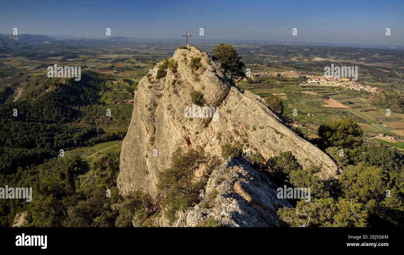 Views from Santa Bàrbara Mountain (Horta de Sant Joan, Catalonia, Spain ...