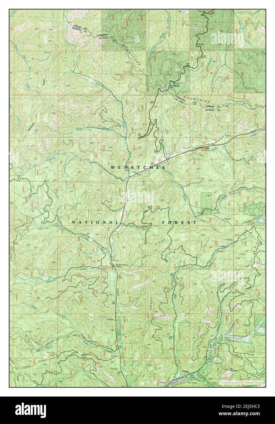 Liberty, Washington, map 2003, 1:24000, United States of America by ...