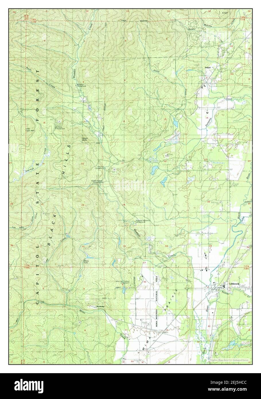Littlerock, Washington, map 1986, 1:24000, United States of America by ...