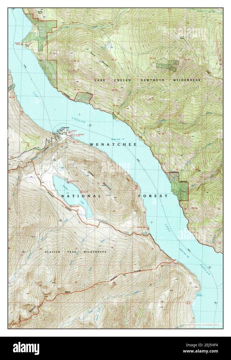 Lucerne, Washington, map 2004, 1:24000, United States of America by ...