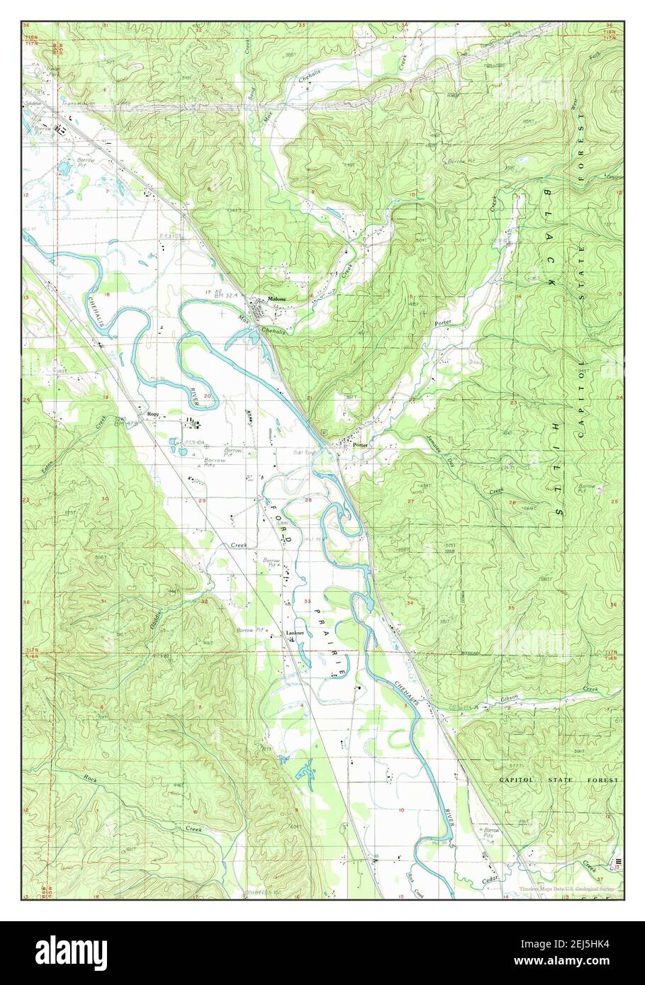 Malone, Washington, map 1986, 1:24000, United States of America by ...