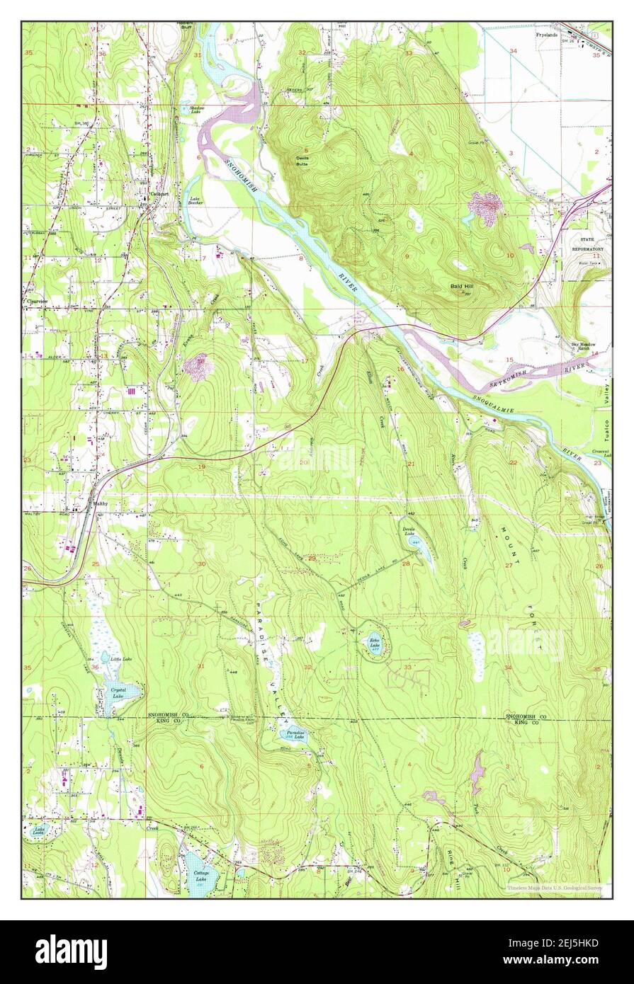 Maltby, Washington, map 1953, 1:24000, United States of America by ...