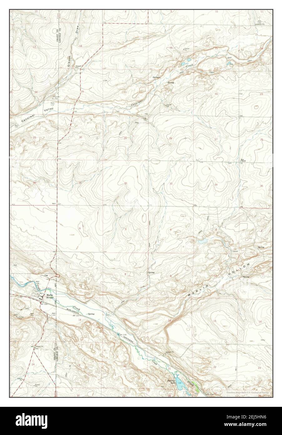 Marlin, Washington, map 1968, 1:24000, United States of America by ...