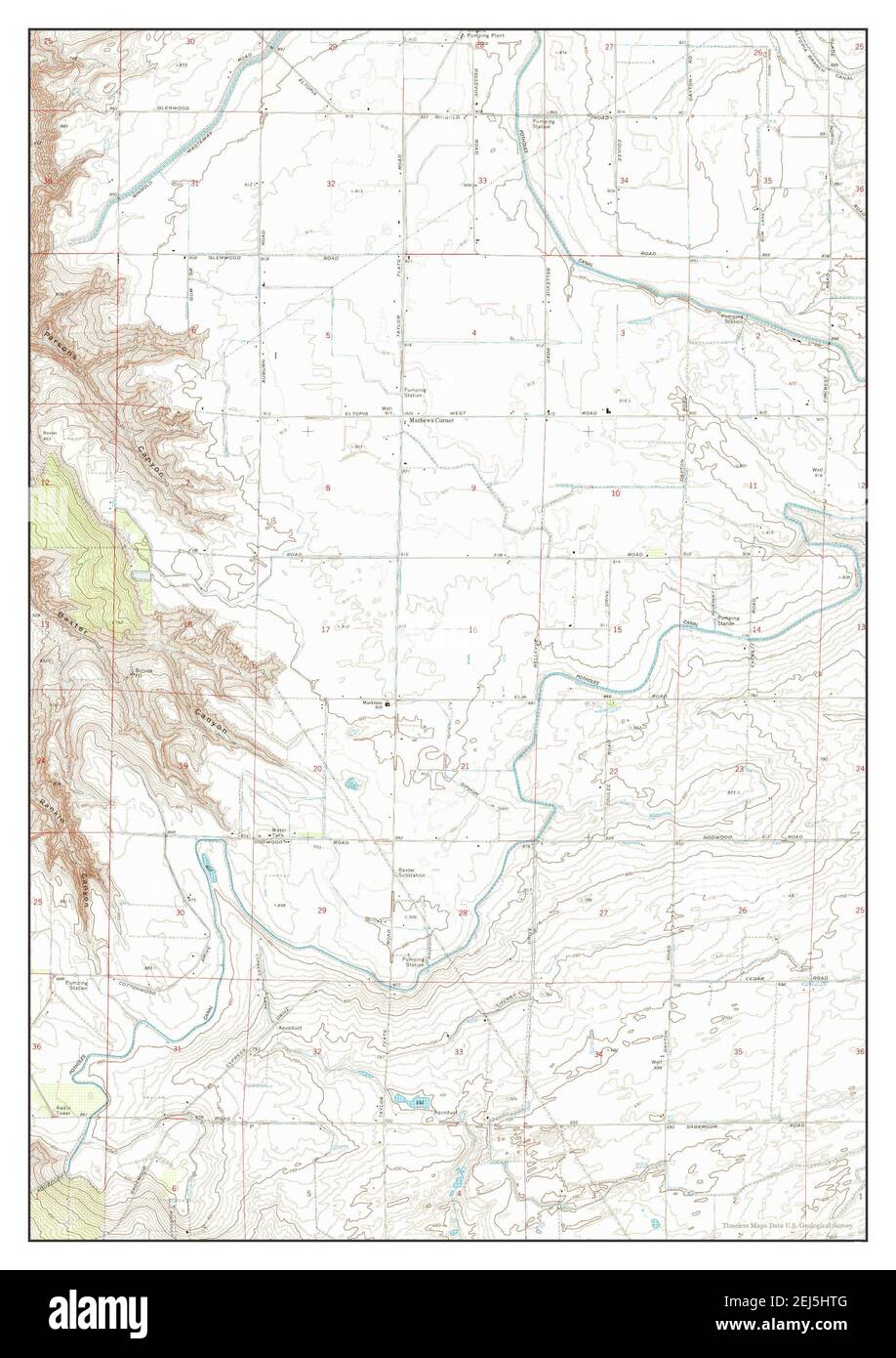 Mathews Corner, Washington, map 1975, 1:24000, United States of America ...