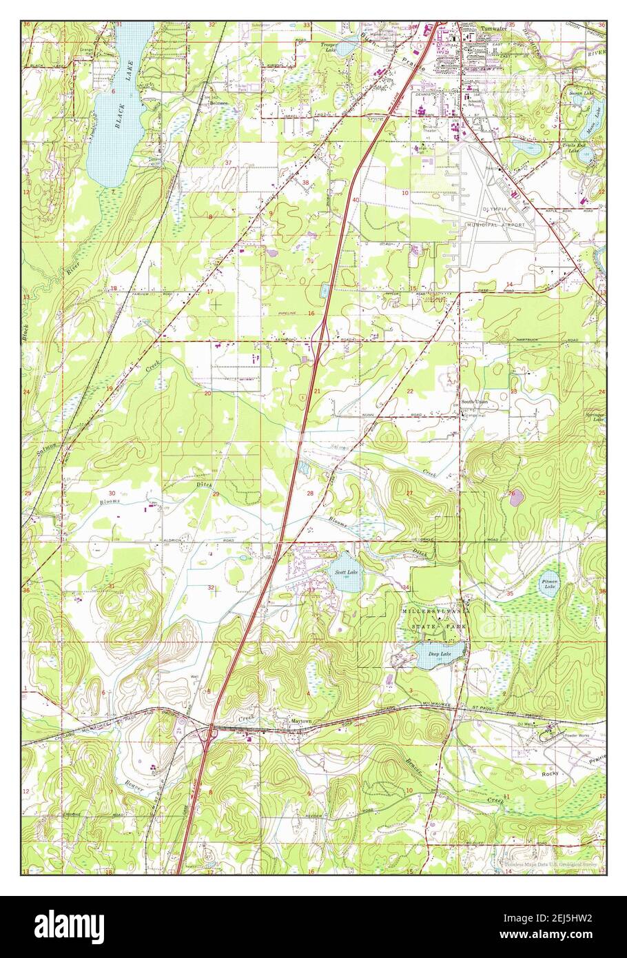 Maytown, Washington, map 1959, 1:24000, United States of America by ...