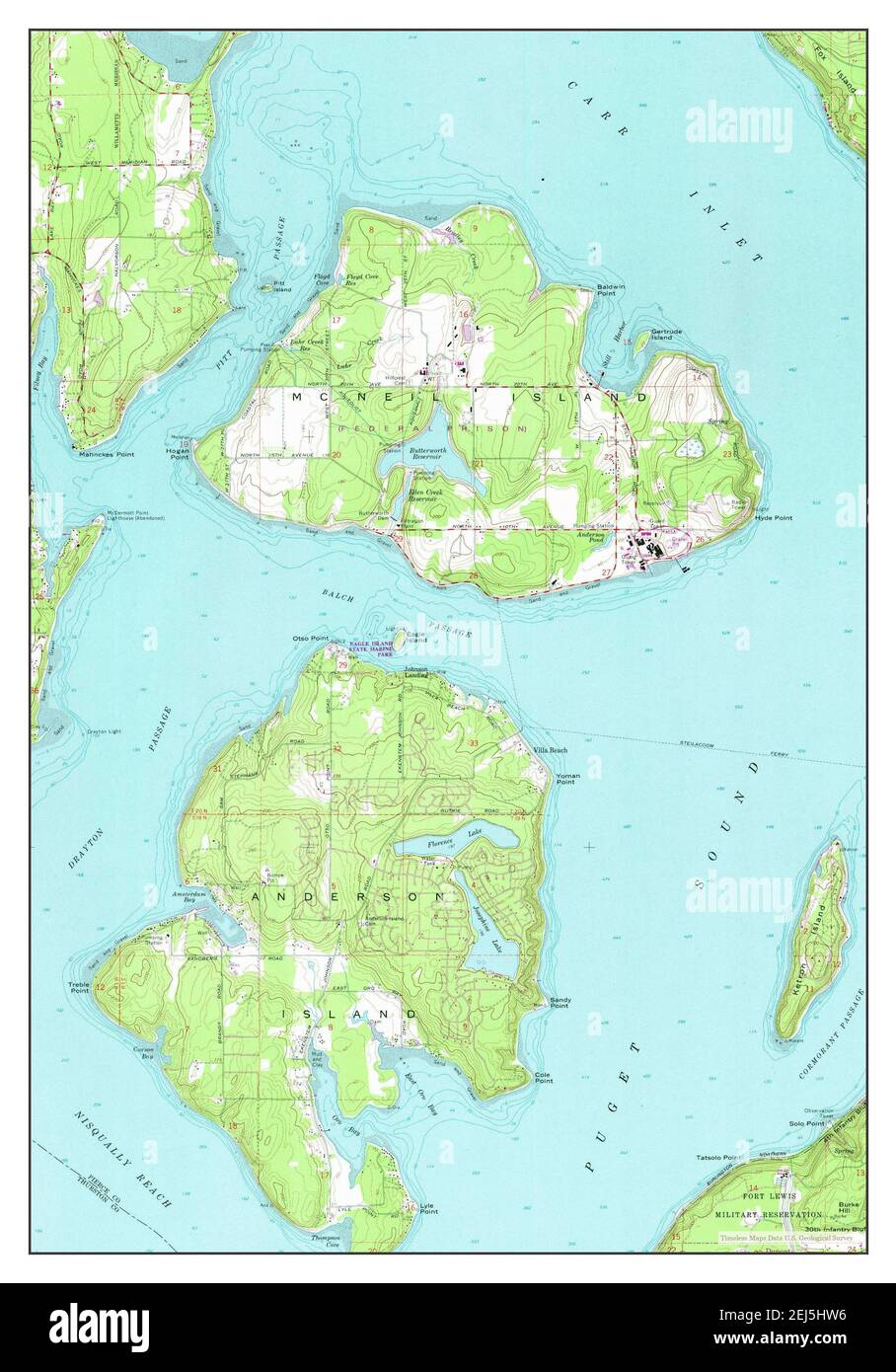 Neil island map hi-res stock photography and images - Alamy