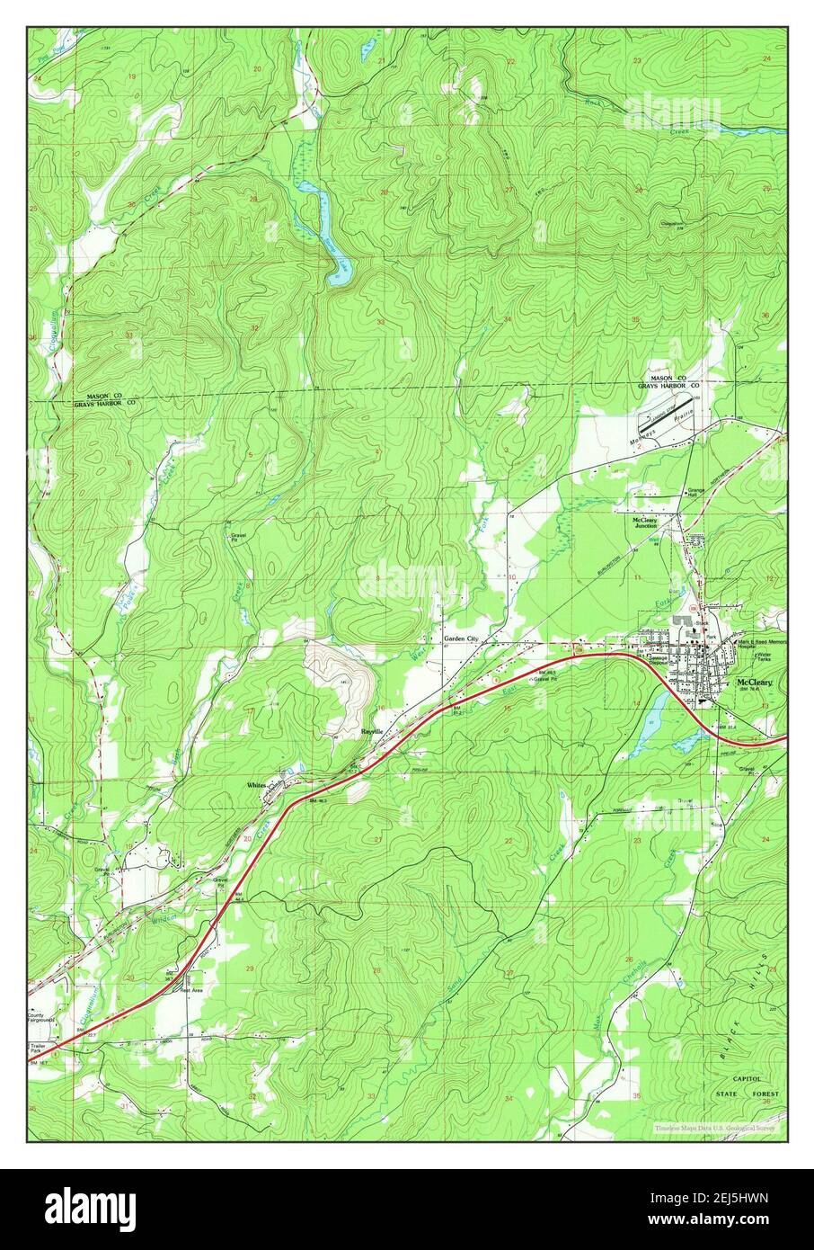 Mc Cleary, Washington, map 1981, 1:24000, United States of America by ...