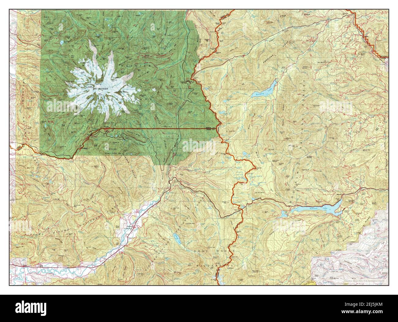 Mount Rainier Map