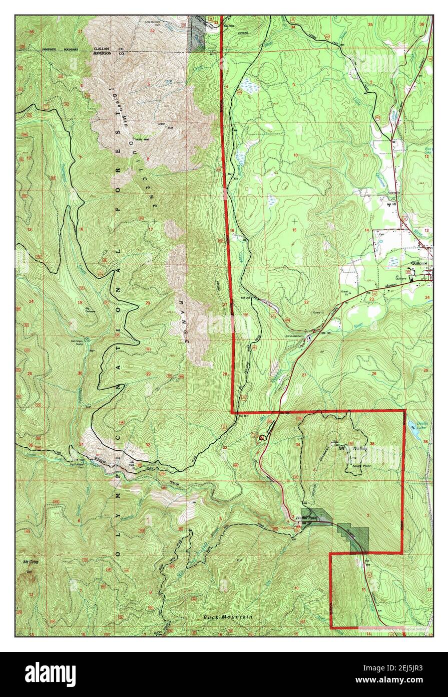 Mount Walker, Washington, map 1995, 1:24000, United States of America ...