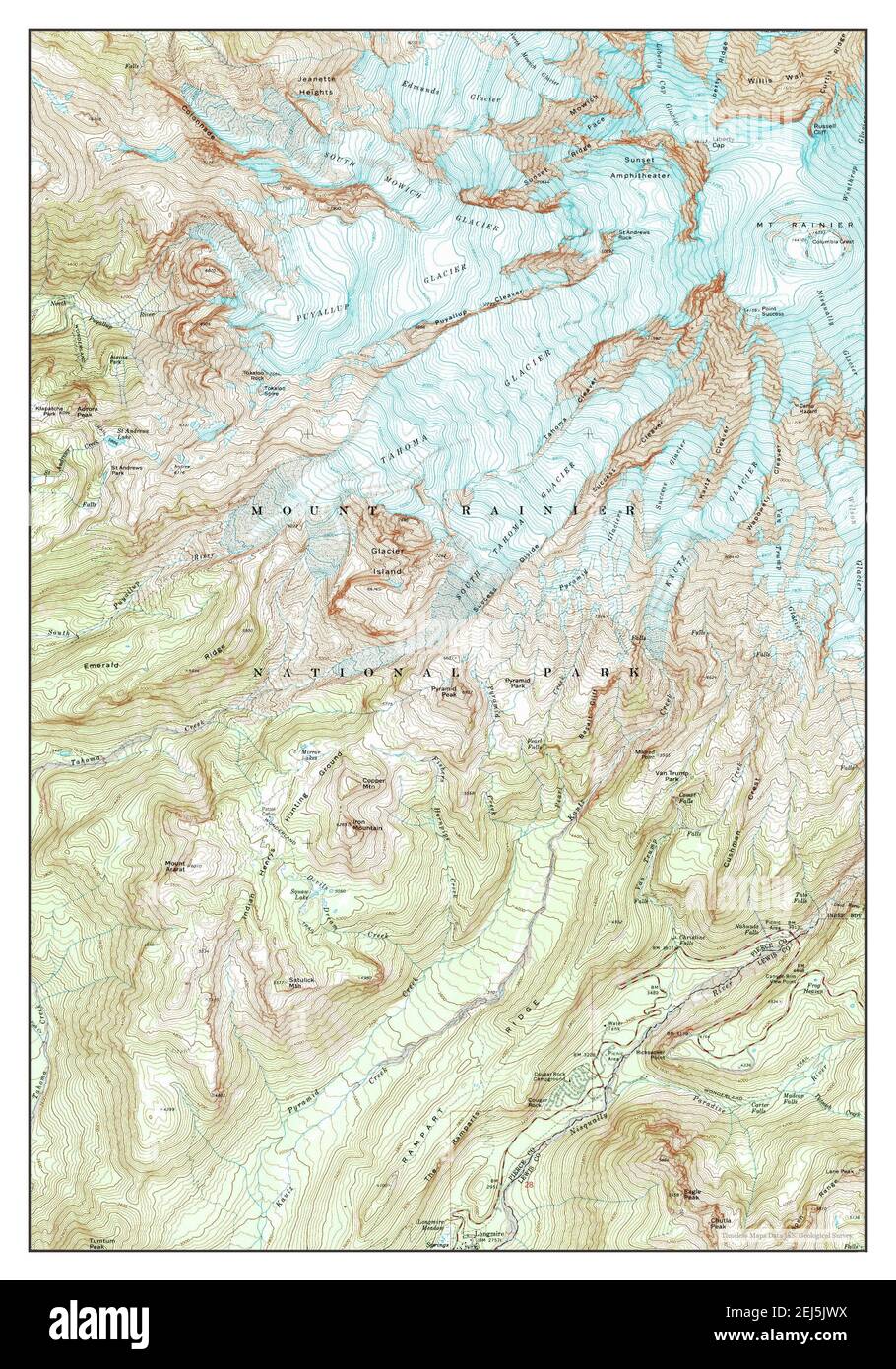 Map of rainier Cut Out Stock Images & Pictures - Alamy